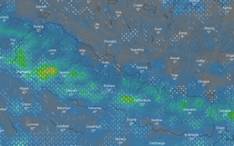 Rain expected until Saturday - The Himalayan Times - Nepal's No.1 ...