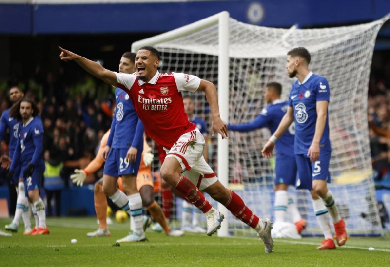Gabriel goal at Chelsea sends Arsenal back to the top - The Himalayan ...