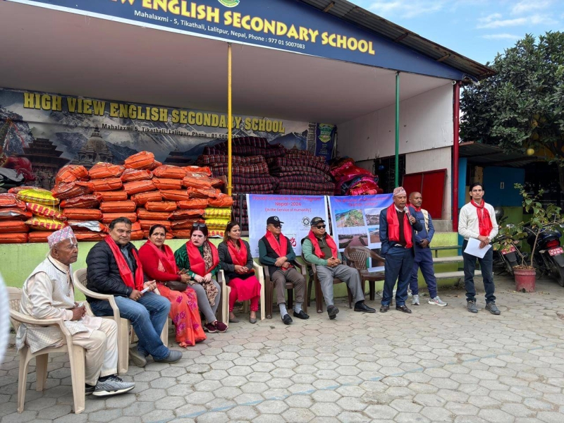 Tikathali flood-hit locals receive relief materials - The Himalayan ...