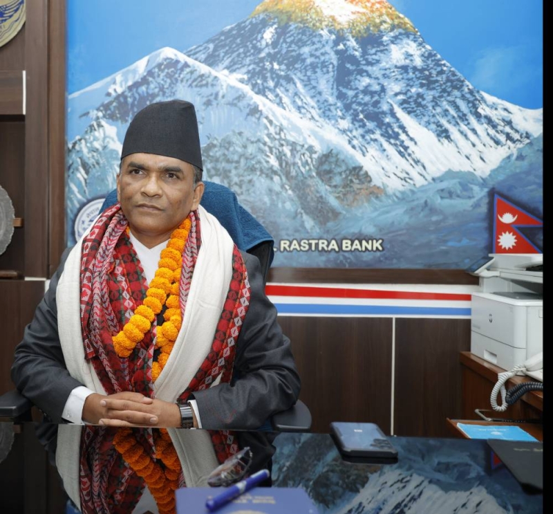 Dr Poudel assumes office as NRB Governor - The Himalayan Times - Nepal ...