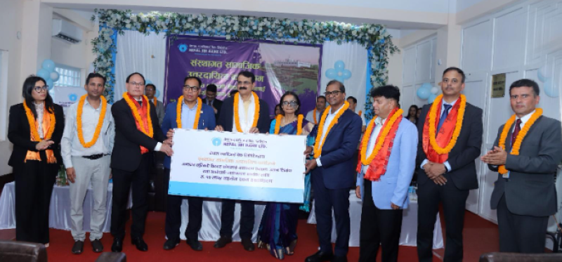 Nepal SBI Bank provides Rs 1 Million to Lumbini Development Trust under ...