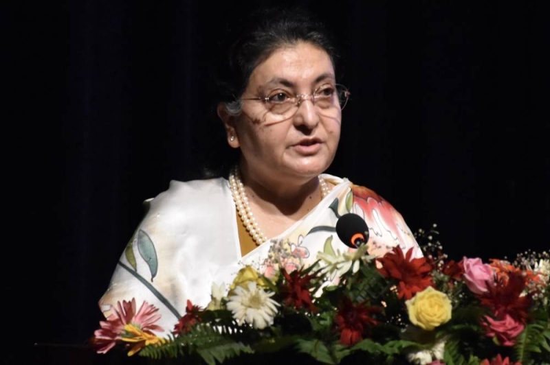 Former Prez Bhandari renounces state facilities, retains security - The ...
