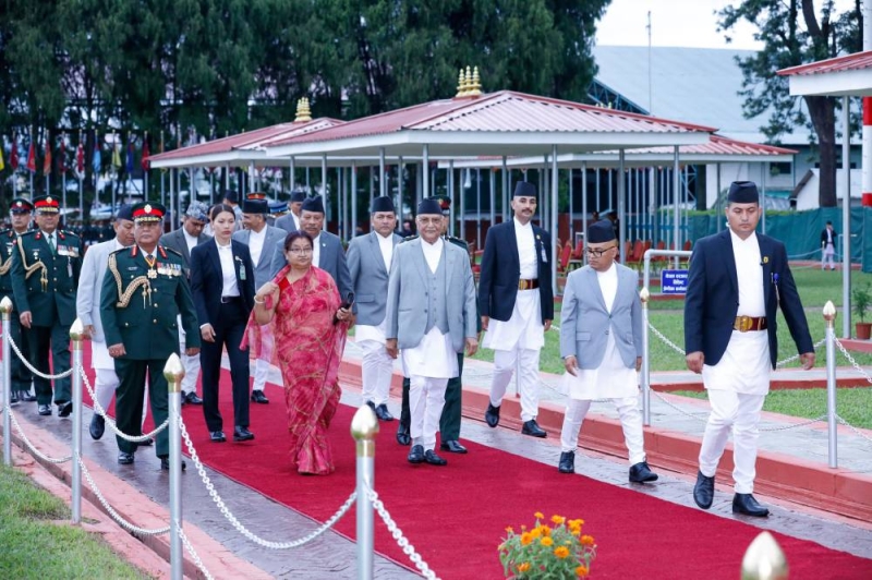 PM Oli returns home after attending UN FFD4 Summit - The Himalayan ...