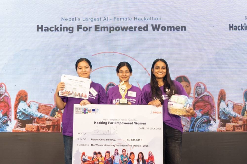 Nepal's largest All-Female Hackathon concludes with innovative tech solutions for women's ...