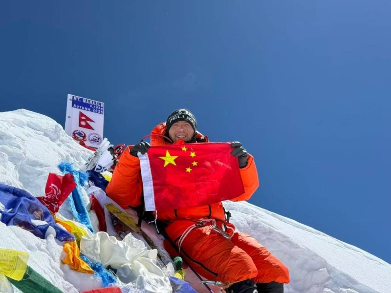 Chinese climber Li Haoting sets fastest national time on Manaslu - The ...