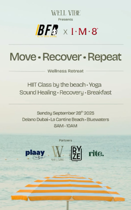 BFB x IM8 by David Beckham hosts transformative beachfront wellness ...