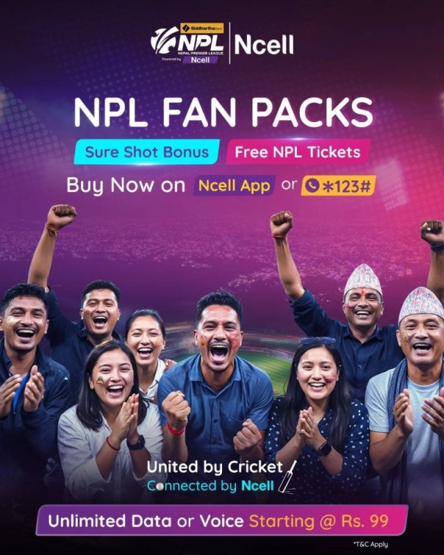 Ncell launches special NPL Fan Packs with free resources - The ...