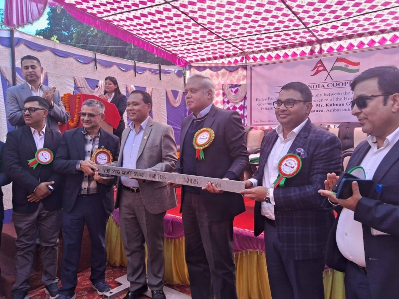 India hands over 70m modular bridge to Nepal to support post-disaster ...