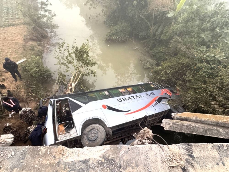 22 injured in Dang bus accident - The Himalayan Times - Nepal's No.1 ...