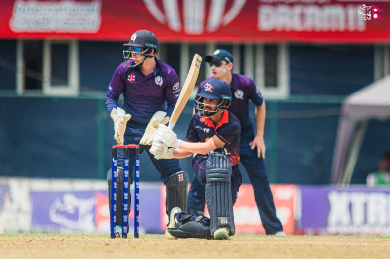 Scotland set 195-run target for Nepal; Lamichhane scripts ODI record ...