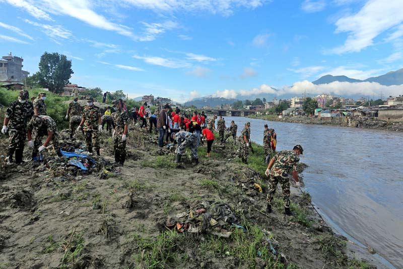 169th week of Bagamati Clean-up Campaign - The Himalayan Times - Nepal ...