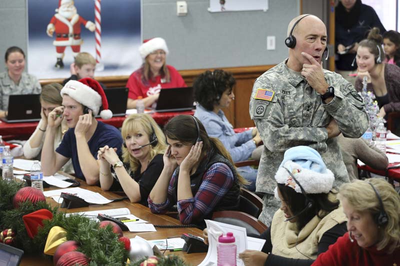 Military helping kids follow Santa Claus' fabled flight - The Himalayan ...