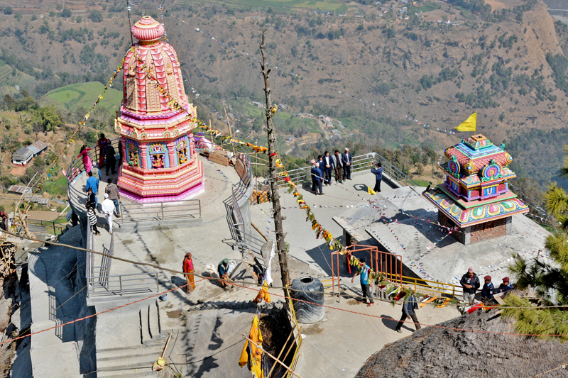 Under-construction Sarbasiddhi Dham - The Himalayan Times - Nepal's No ...