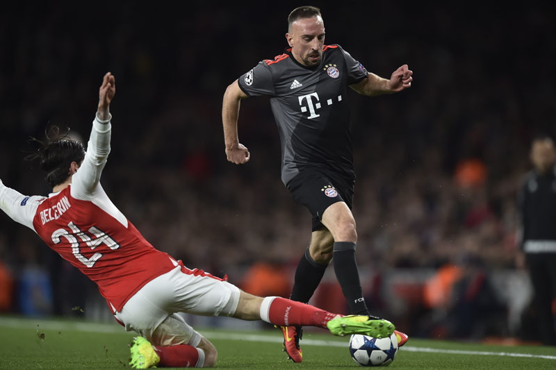 Bayern's Ribery back in training after injury - The Himalayan Times ...