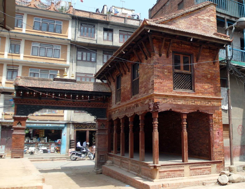 Centuries-old pati, hit by 2015 earthquake, reconstructed in Patan ...