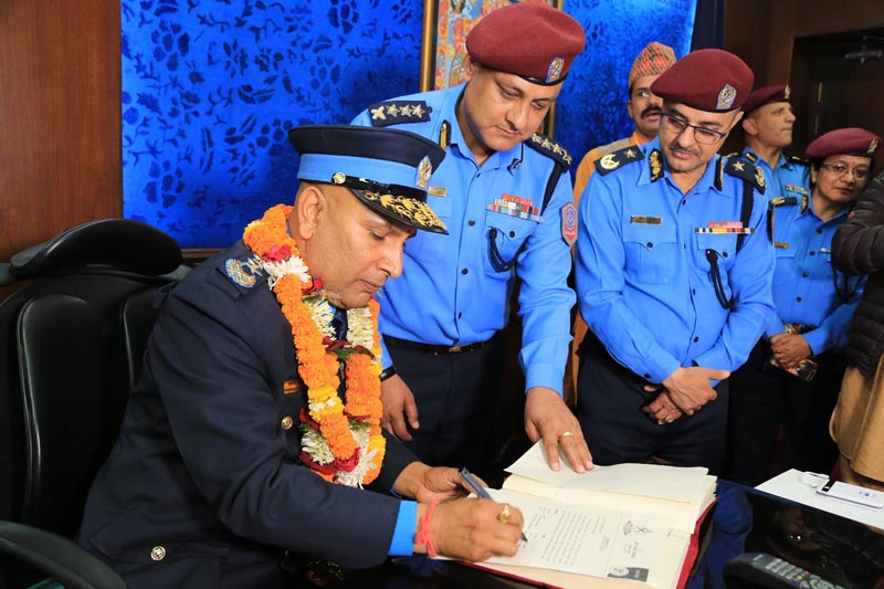 Nepal Police chief Prakash Aryal assumes office - The Himalayan Times ...