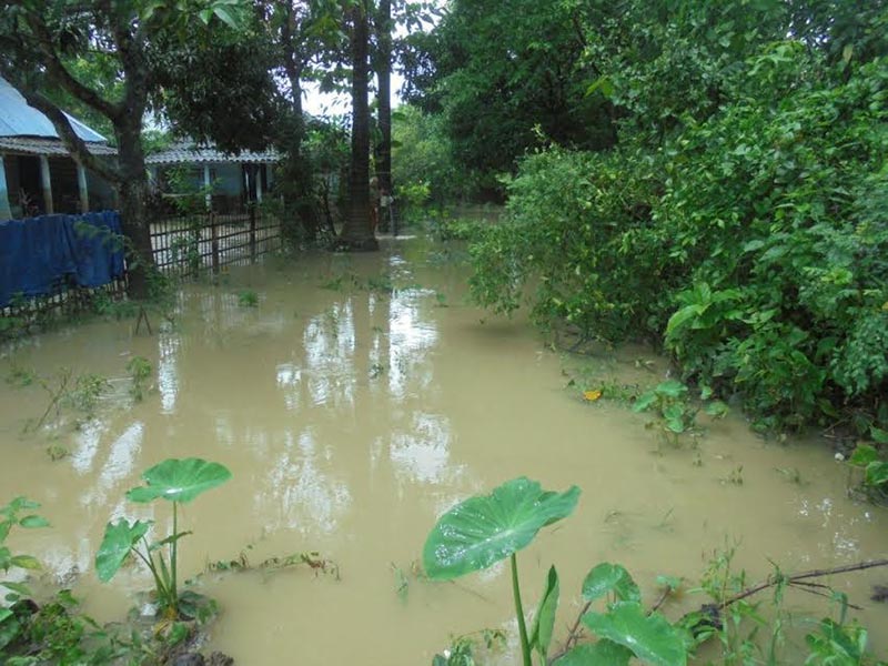 Joint security team starts repairing Mahuli River dam - The Himalayan ...