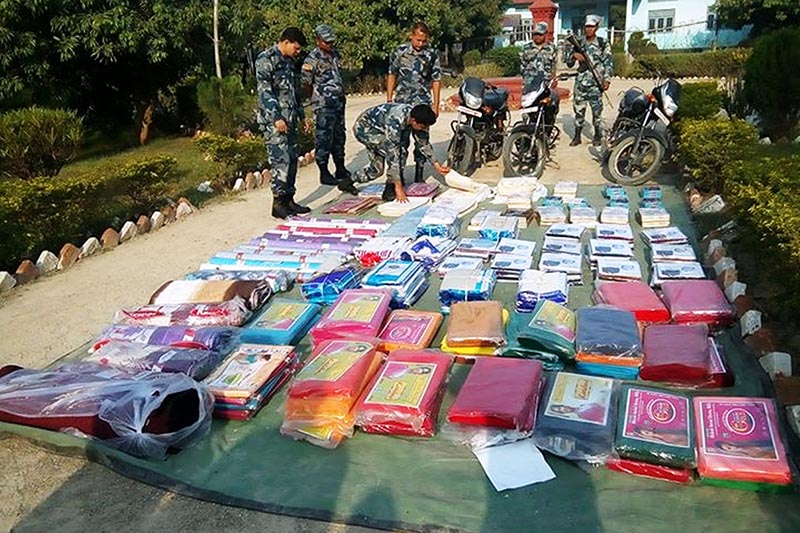 APF seizes contraband goods being transported to Rautahat from India ...