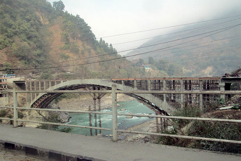 Construction of model bridge in Muglin completed - The Himalayan Times ...