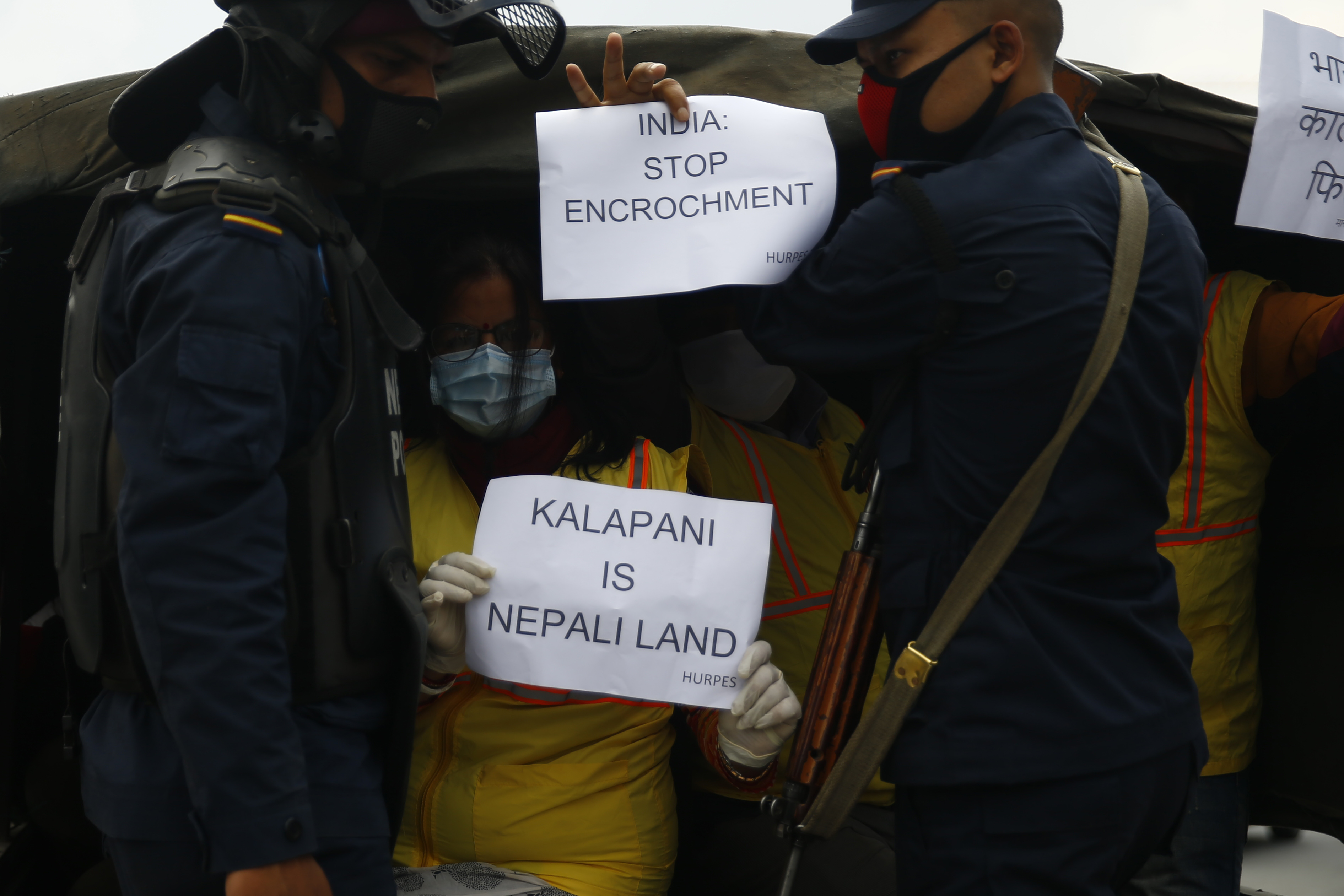 In Pictures: Human rights activists protest Lipulekh issue - The ...